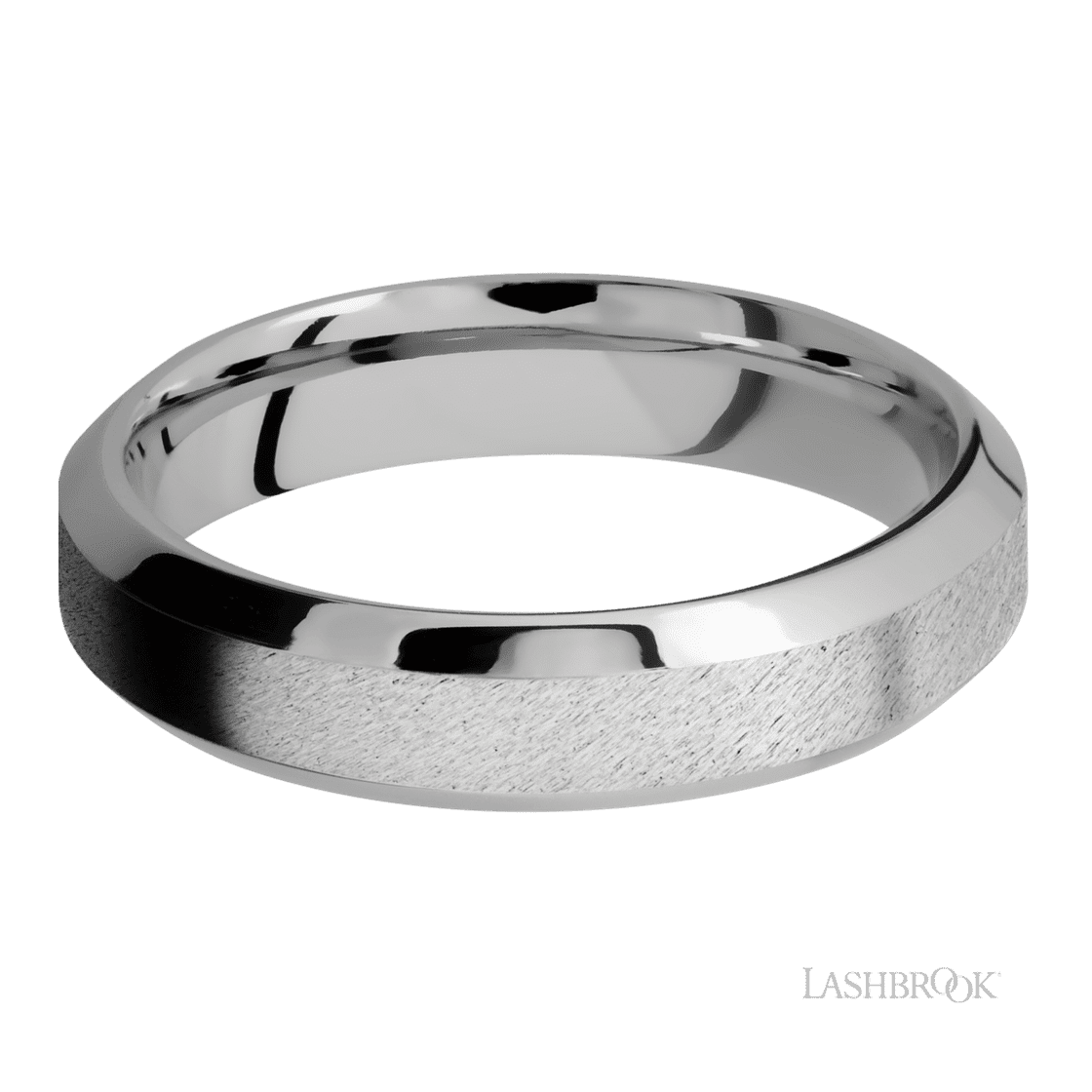 Lashbrook Designs 5 mm wide High Bevel Cobalt Chrome band. at Hurdle's ...